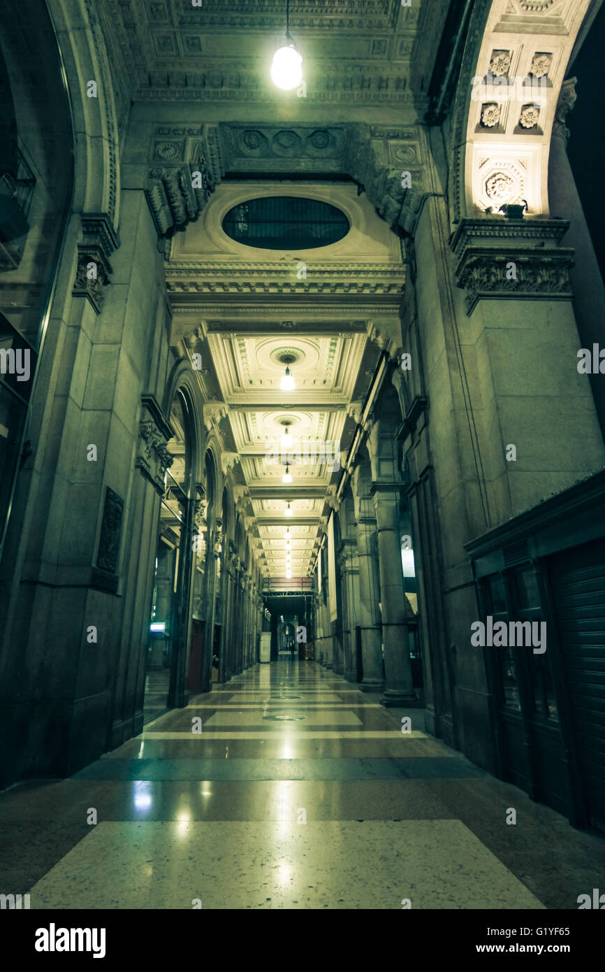 Classical Architecture by night Stock Photo - Alamy