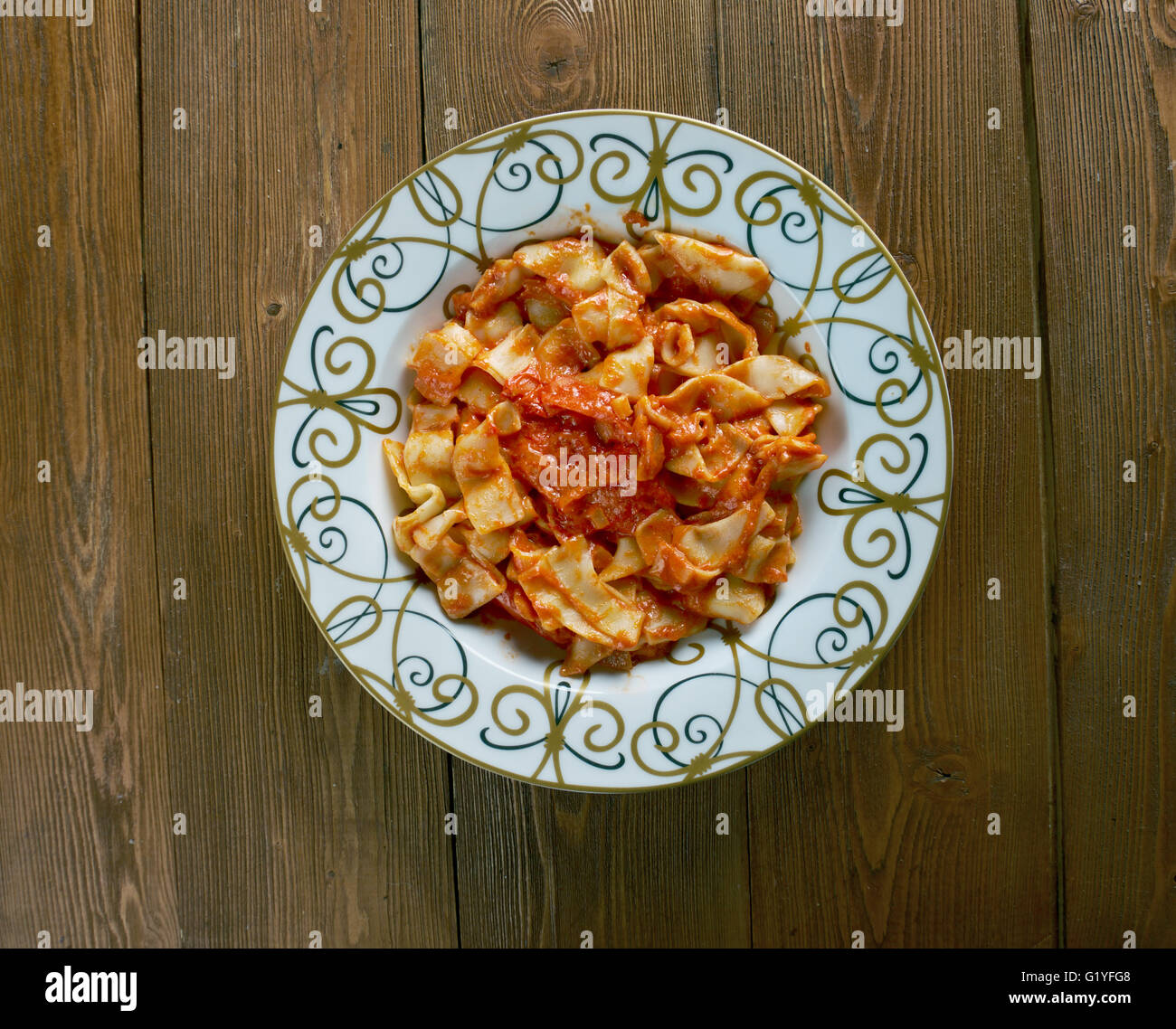 Persian Macaroni nother delicious and popular Persian dish Stock Photo ...