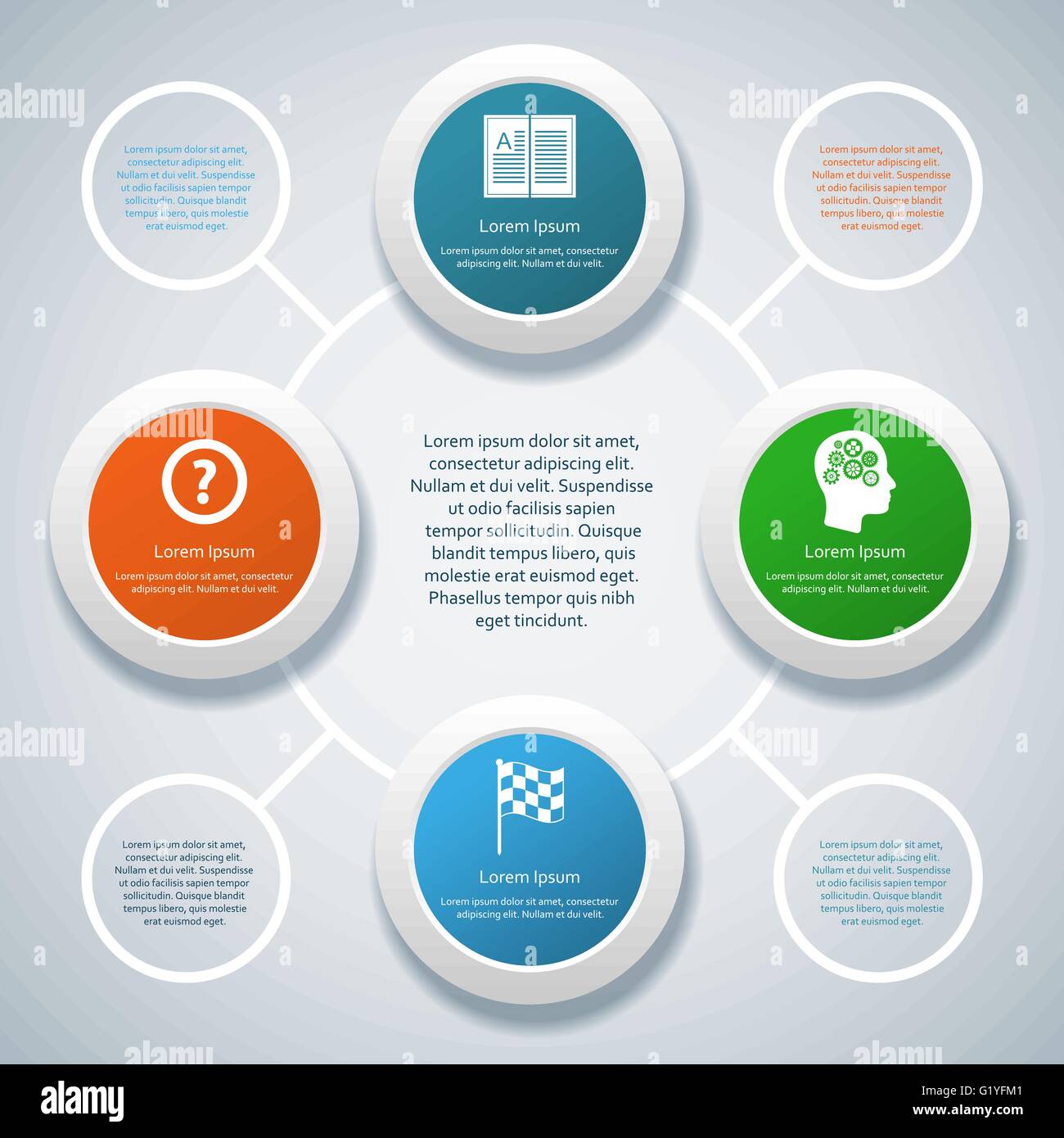 Infographic design on the grey background Stock Vector Image & Art - Alamy