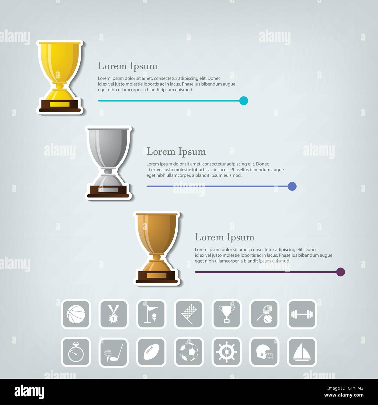 Trophy Cups and award concept Stock Vector Image & Art - Alamy