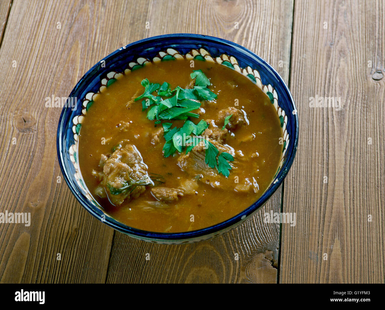 Rara Gosht Roasted Mutton Curry.Pakistani cuisine Stock Photo - Alamy