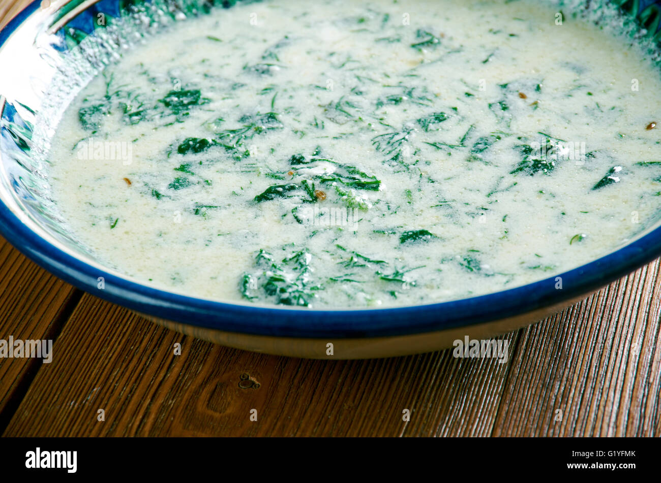 Torshi Tareh, Persian Sour Herb Stew Stock Photo - Alamy