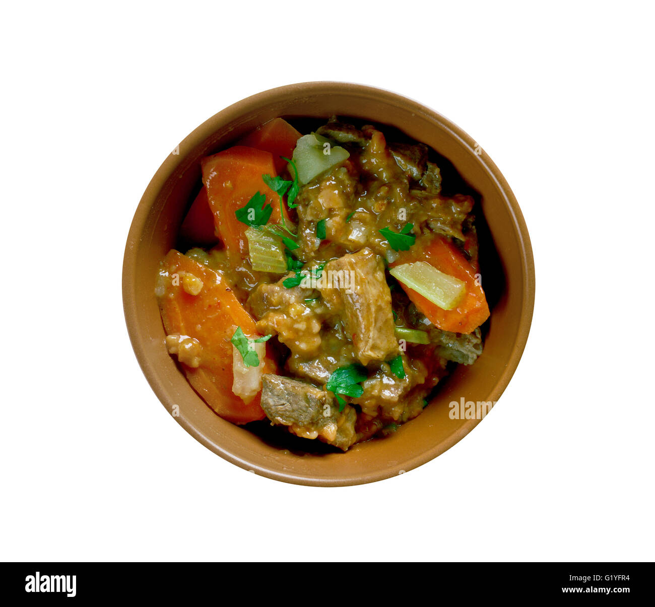 Ragout de queue de boeuf - Oxtail stew .French beef stew Stock Photo ...