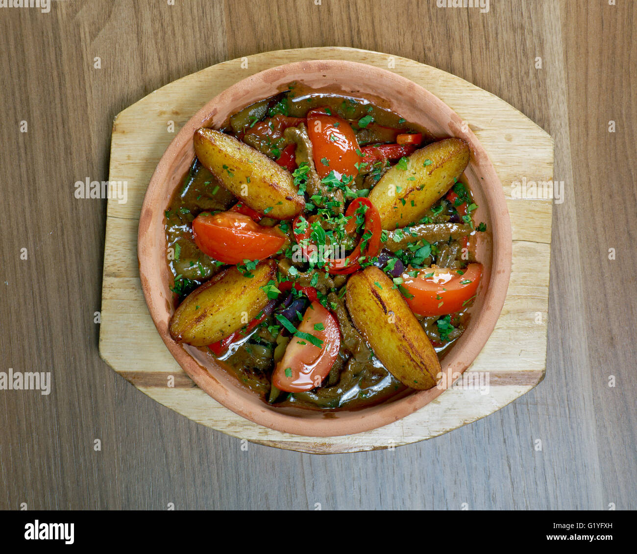 Tava Cypriot Baked Lamb Stock Photo - Alamy