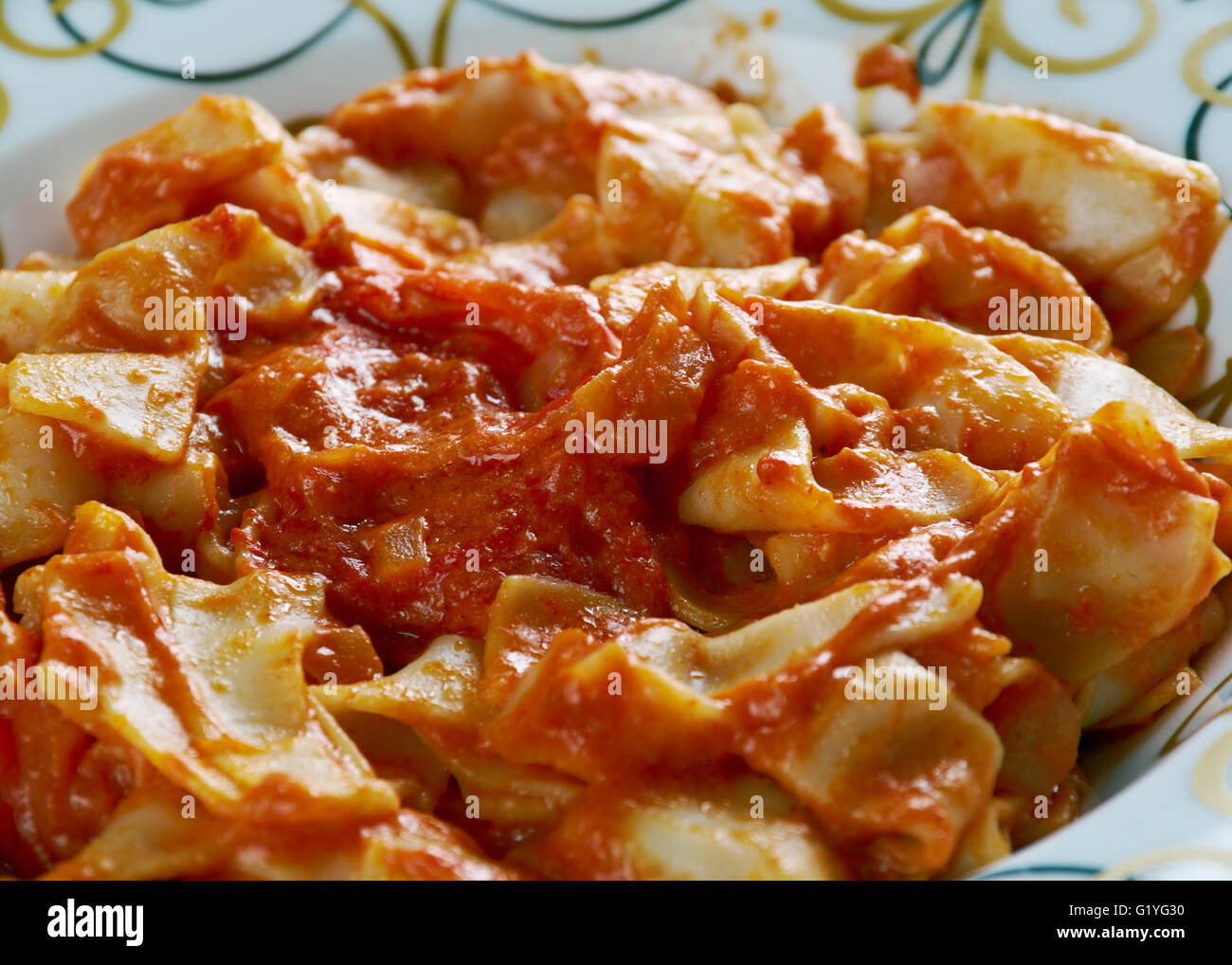 Persian Macaroni nother delicious and popular Persian dish Stock Photo ...