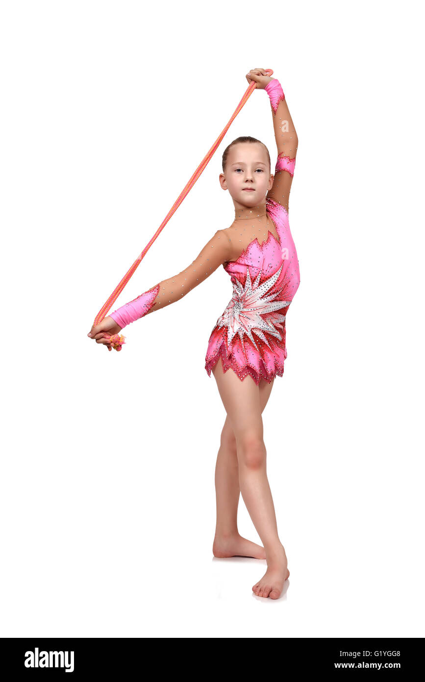 Child gymnast rope hi-res stock photography and images - Alamy