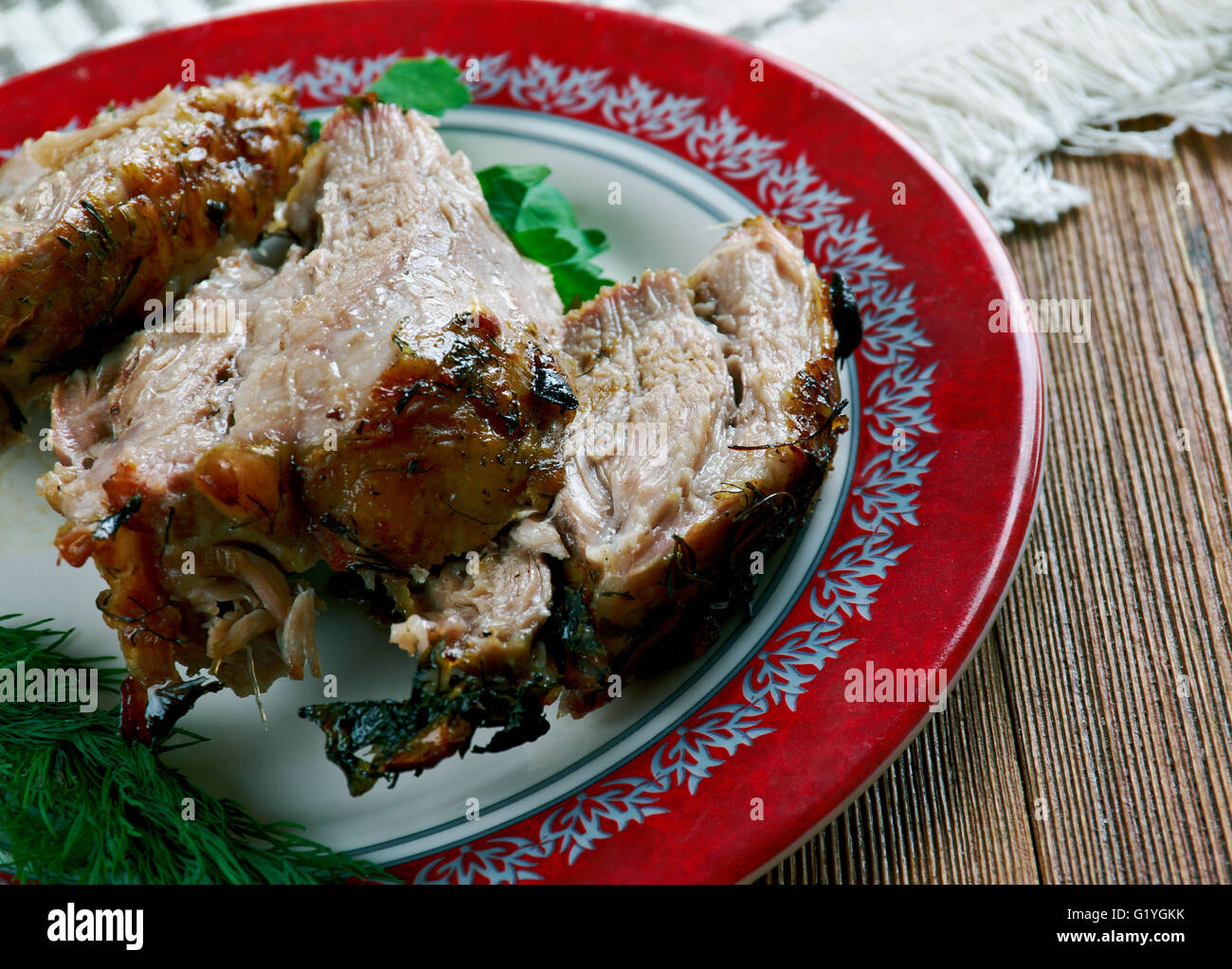 carne Porco Assado - Mexican roast pork Stock Photo - Alamy
