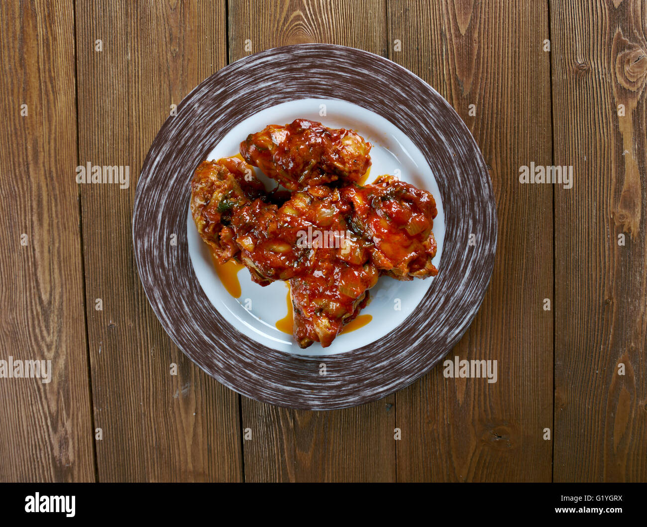 Peruvian adobo chicken. Latin American cuisine Stock Photo - Alamy
