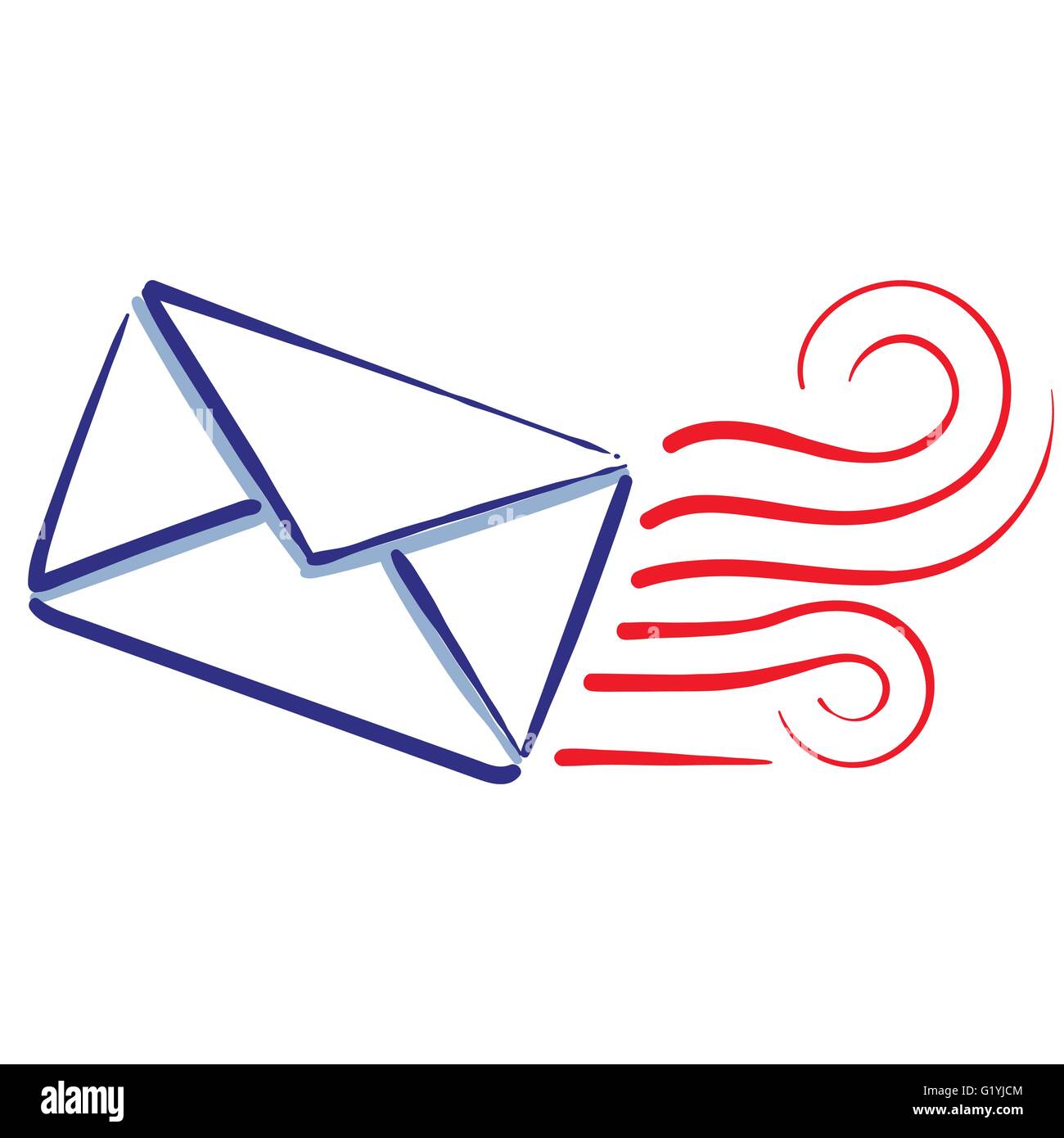 express mail message Stock Vector Image & Art - Alamy