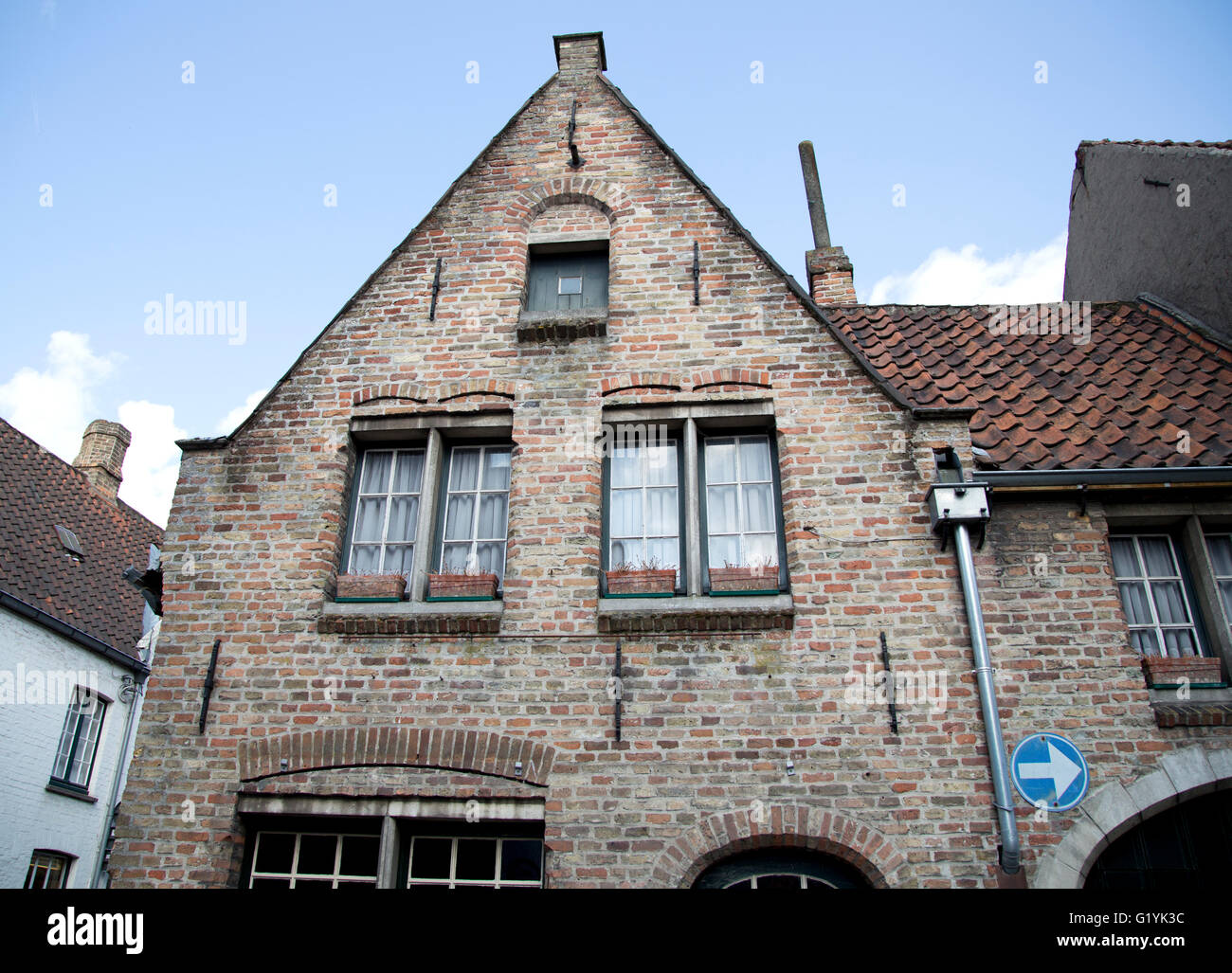 Typical building in Bruges,Belgium Stock Photo - Alamy