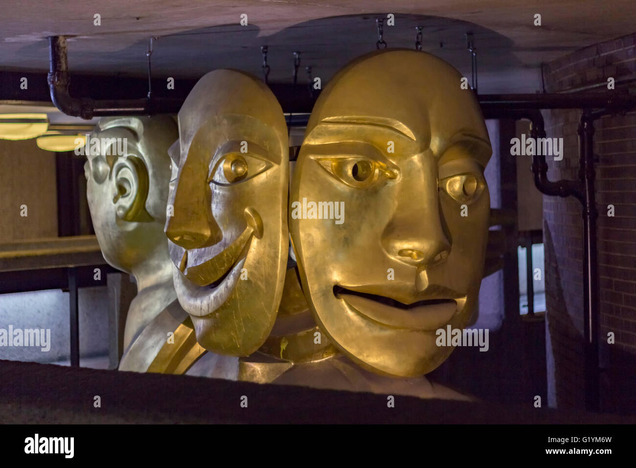 London, England - May 19, 2016: The Barbican Muse is a sculpture by ...