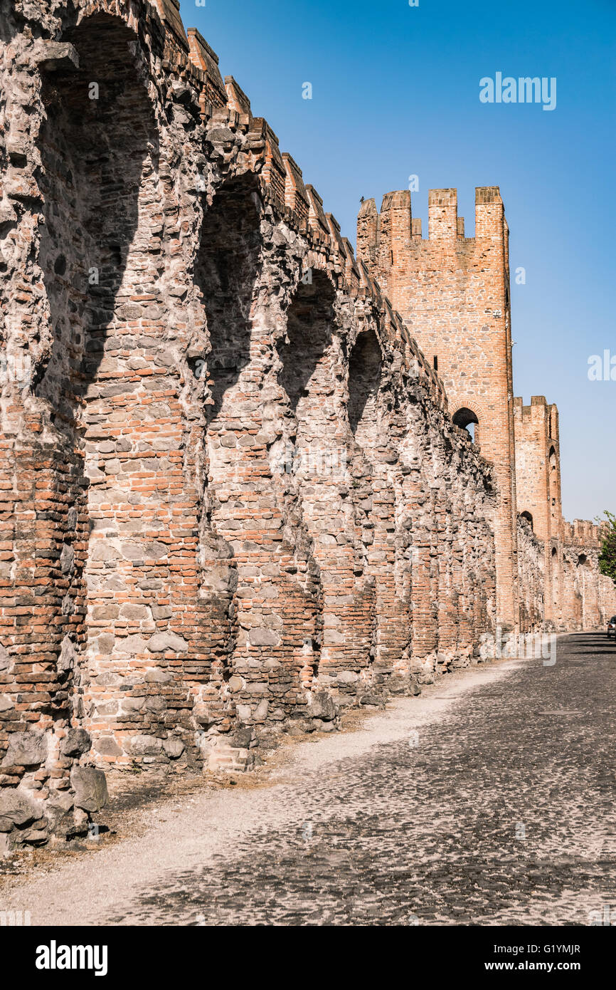 Village inside of medieval town wall hi-res stock photography and ...