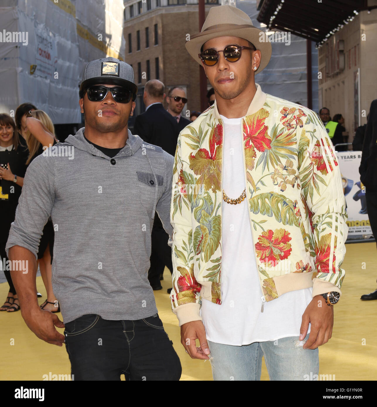 Lewis hamilton and nicolas hamilton hi-res stock photography and images ...