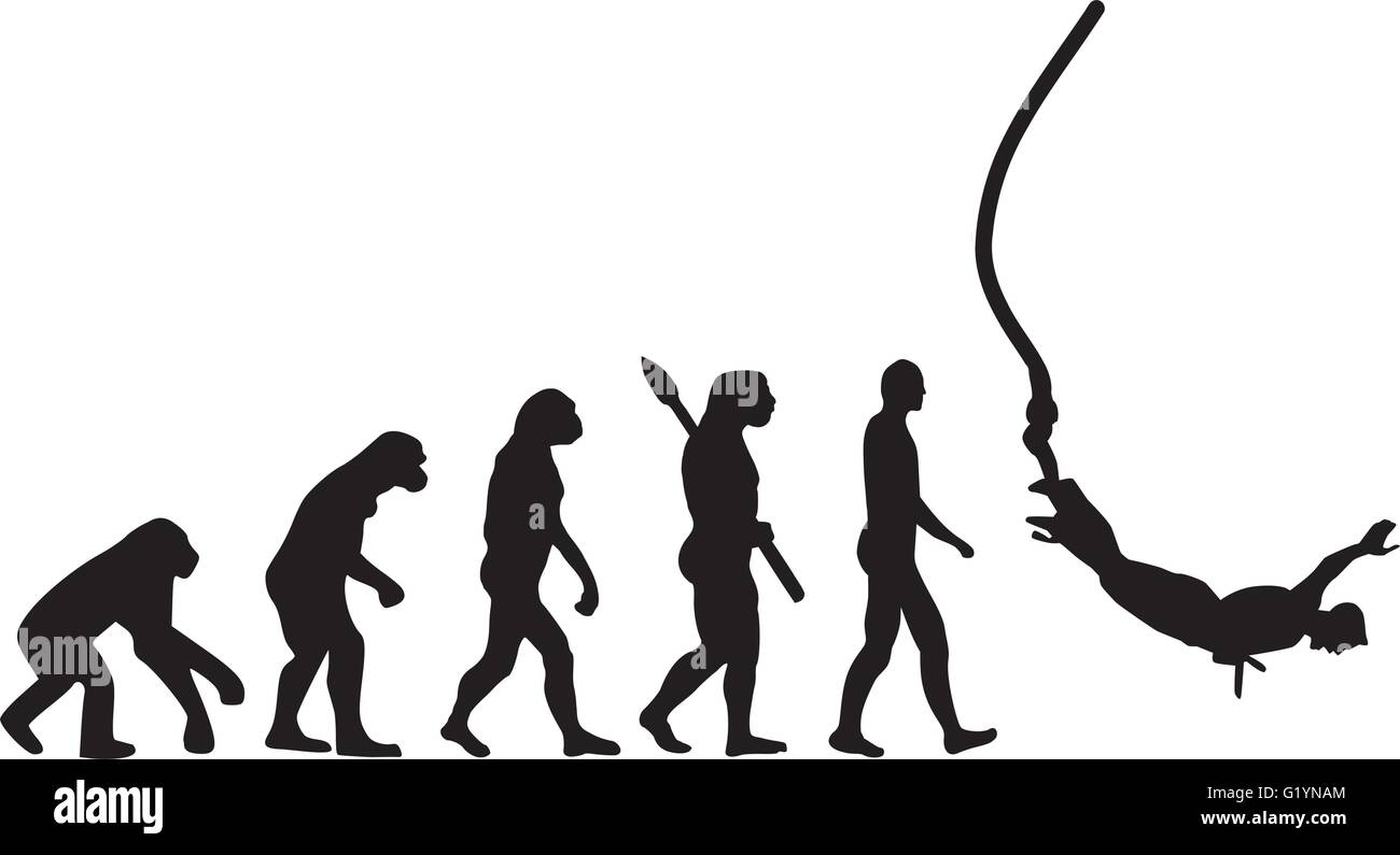 Monkey jumping Stock Vector Images - Alamy