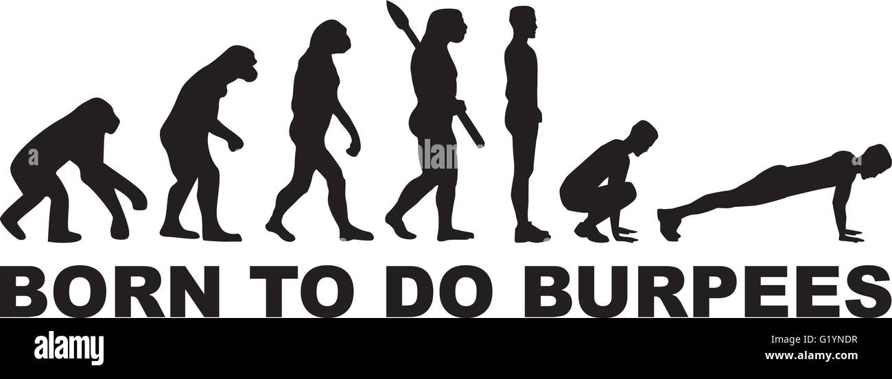 Born to do burpees Stock Vector Image & Art - Alamy