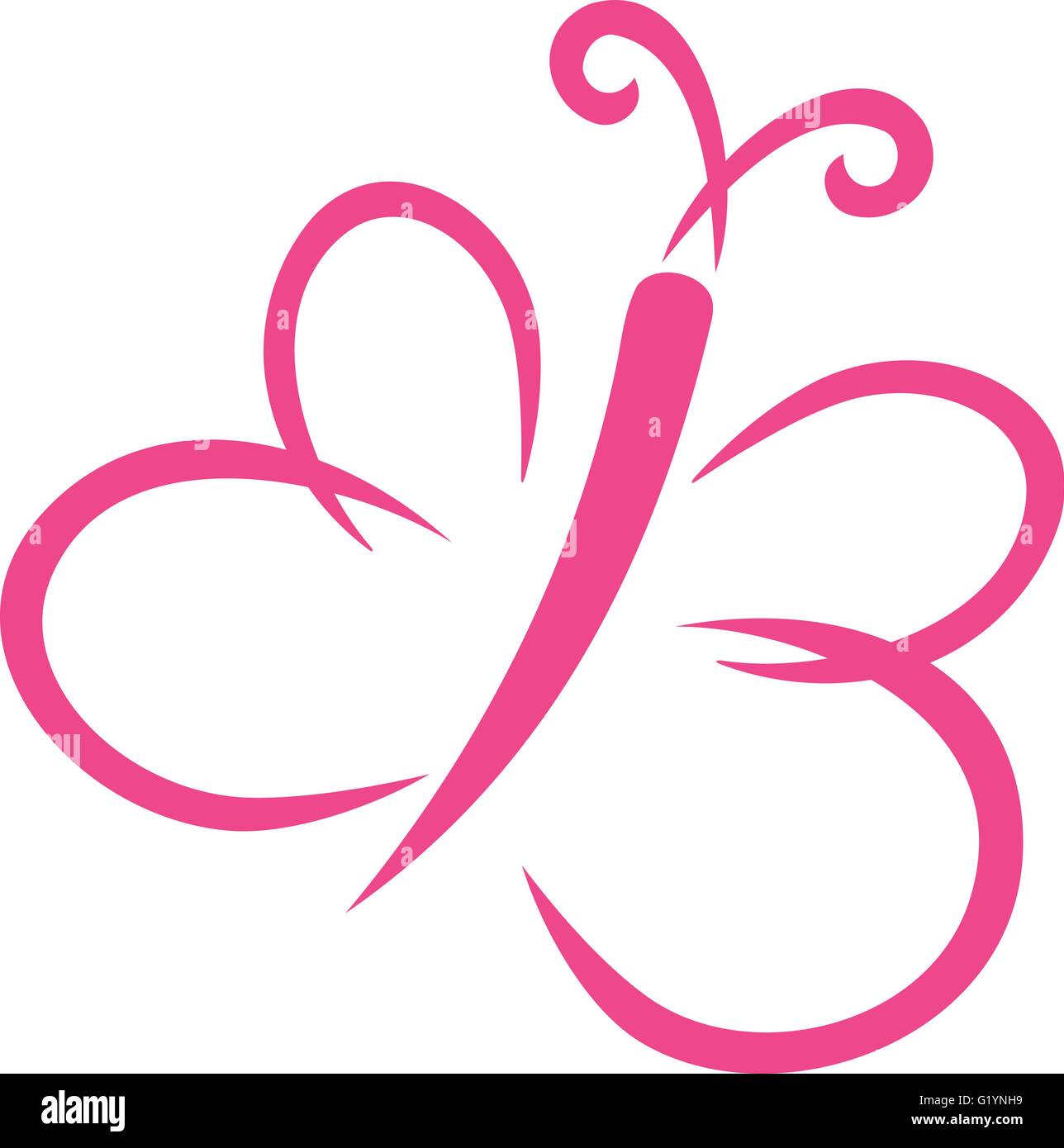 Beautiful abstract butterfly Stock Vector Image & Art - Alamy
