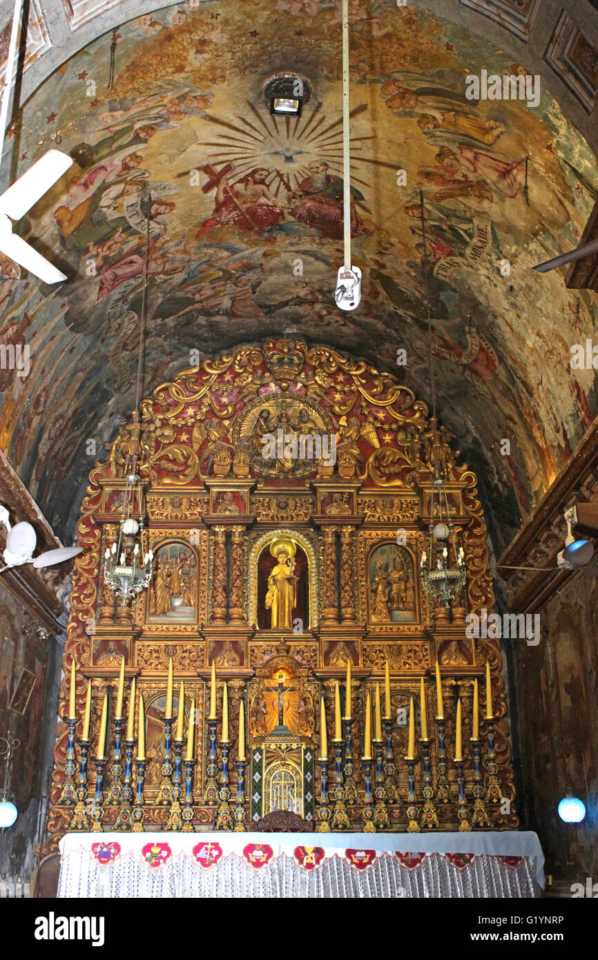 St. Antony's Church altar at Ollur in Kerala Stock Photo - Alamy
