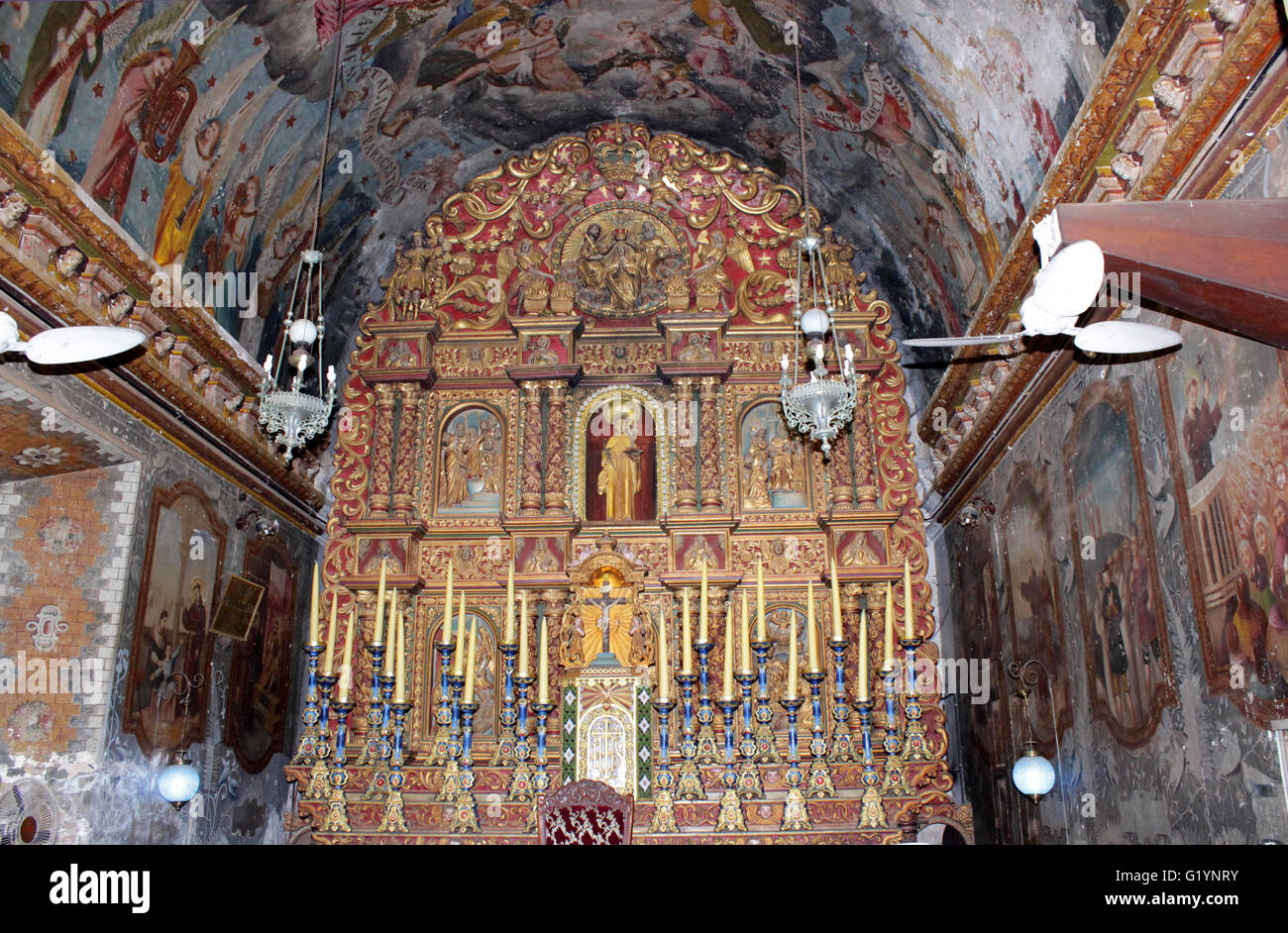 St. Antony's Church altar at Ollur in Kerala Stock Photo - Alamy