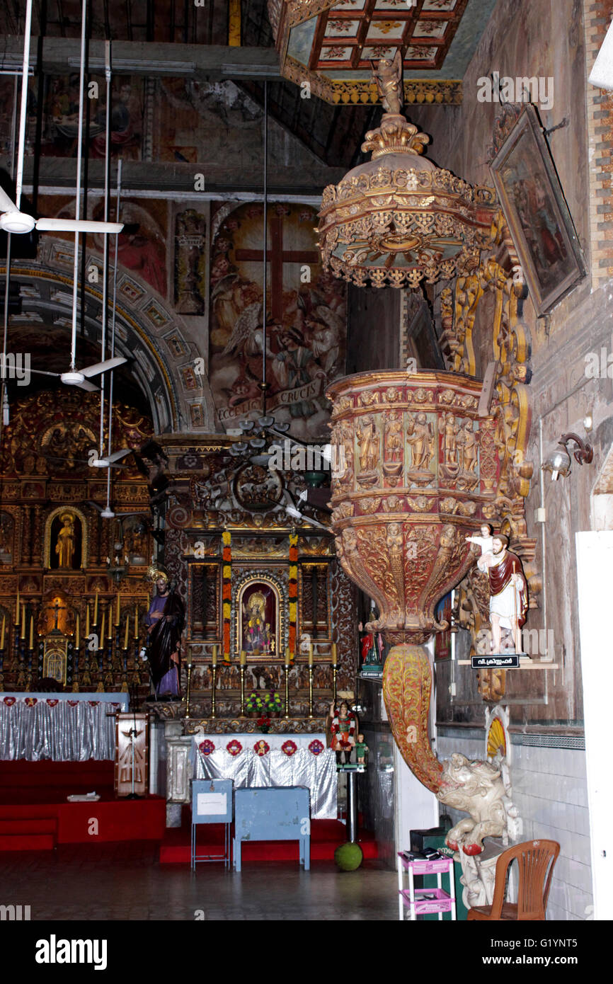St. Antony's Church at Ollur in Kerala Stock Photo - Alamy