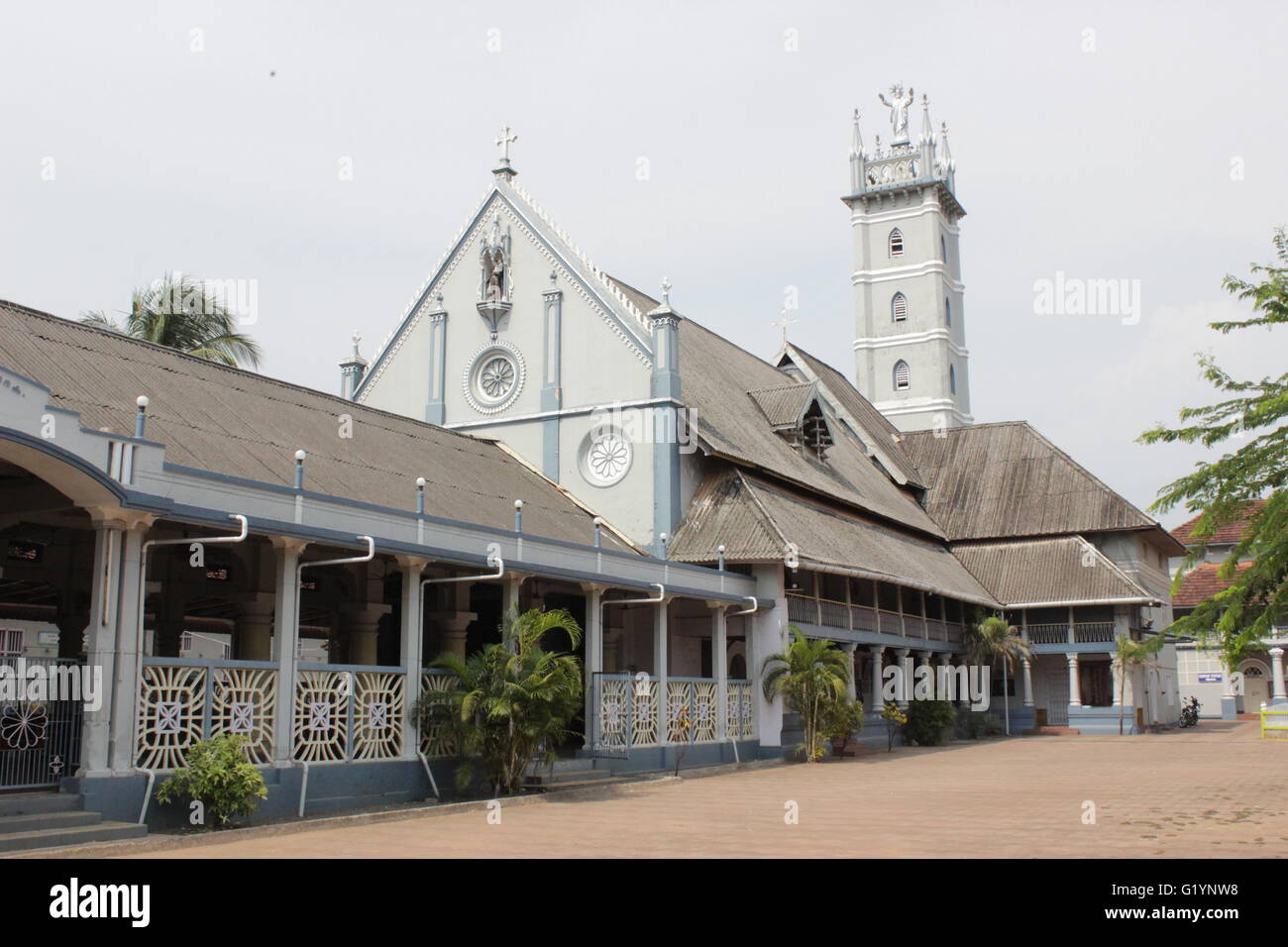 St. Antony's Church at Ollur in Kerala Stock Photo - Alamy