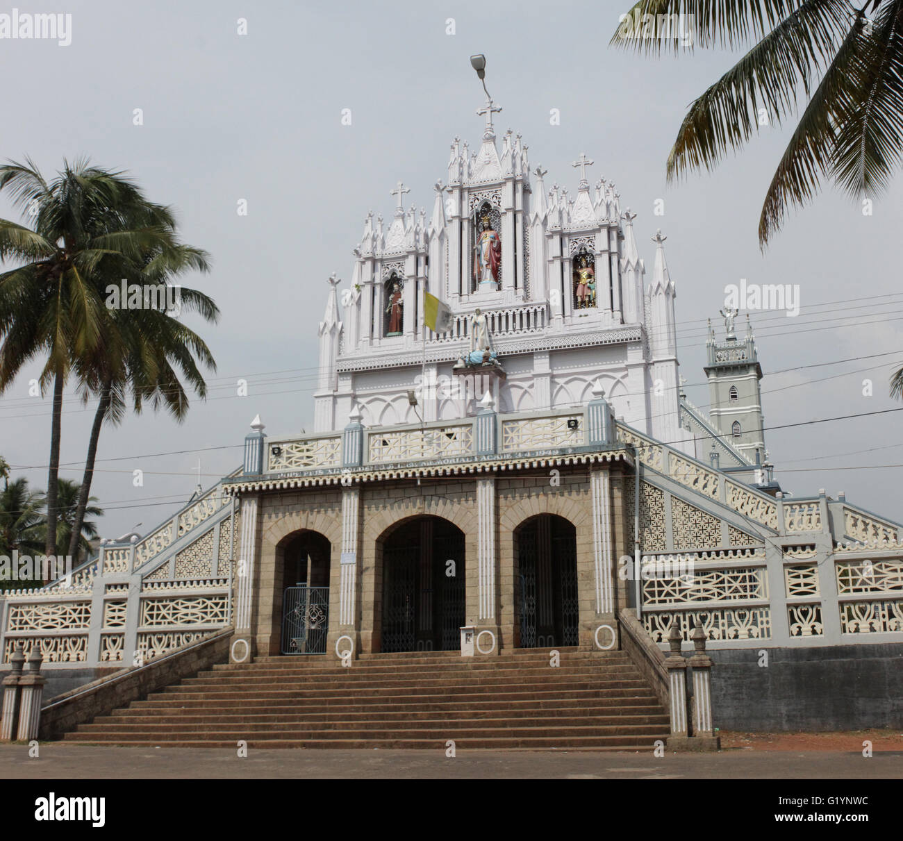 St. Antony's Church at Ollur in Kerala Stock Photo - Alamy