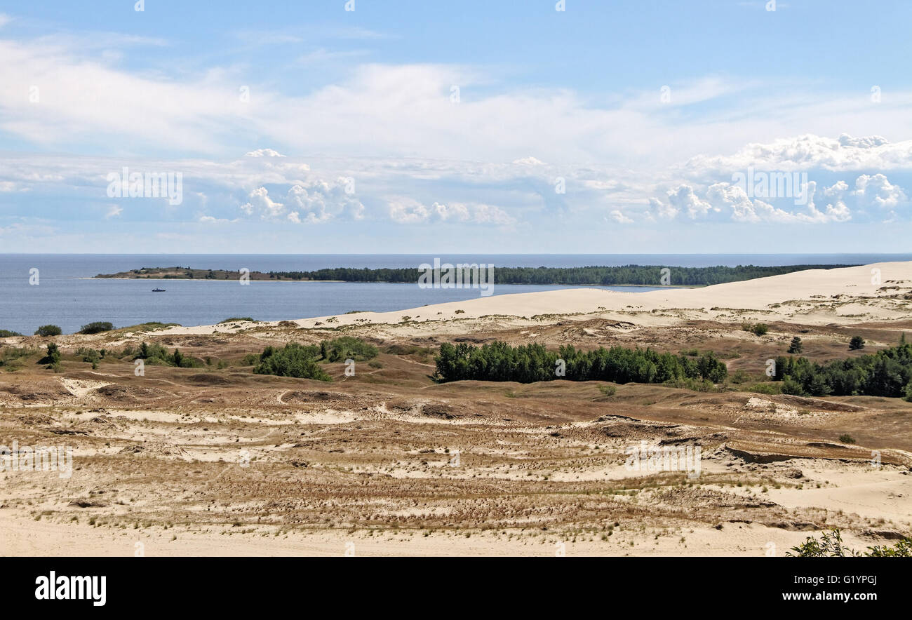 The Curonian Spit, Baltic dune in summer Stock Photo - Alamy