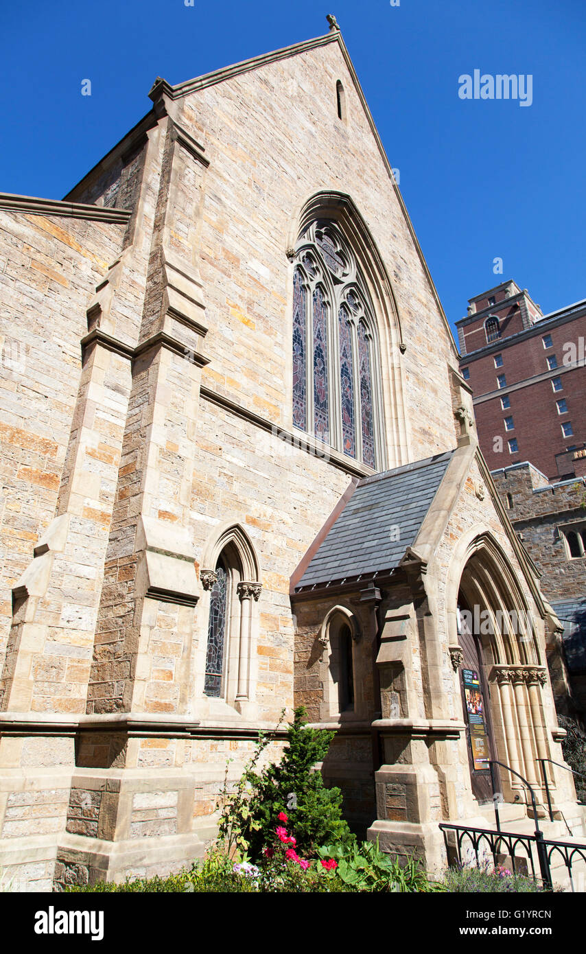 Neo-Gothic style church in Boston (Massachusetts Stock Photo - Alamy