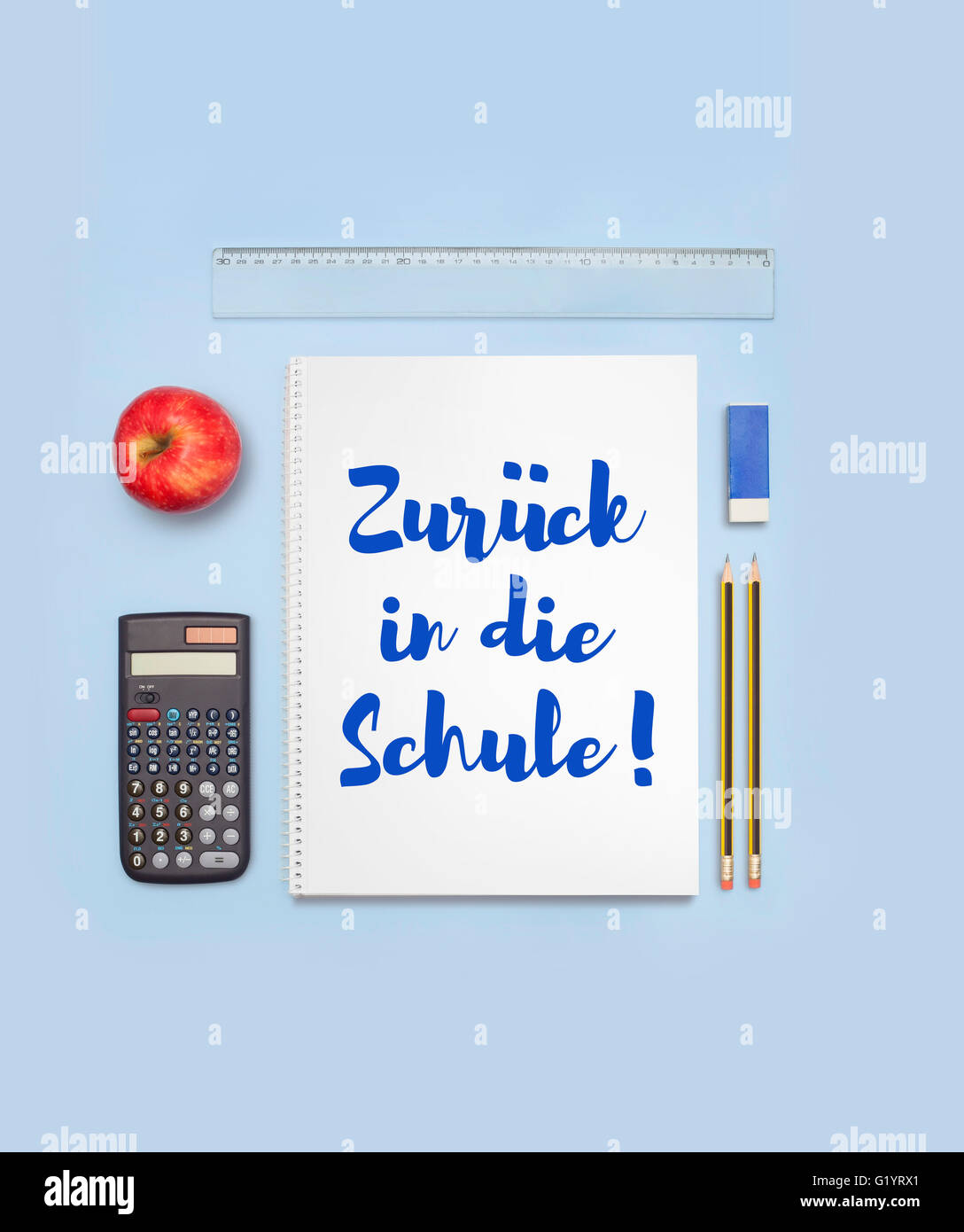 Back to school in german Stock Photo - Alamy