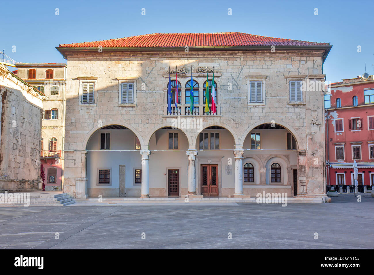 City hall in Pula, Croatia Stock Photo - Alamy