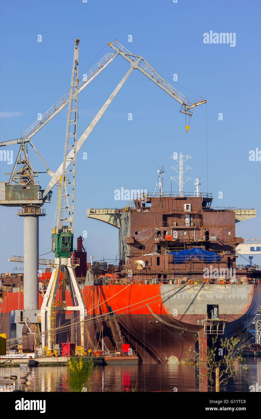 Shipyard in Pula, Croatia Stock Photo - Alamy