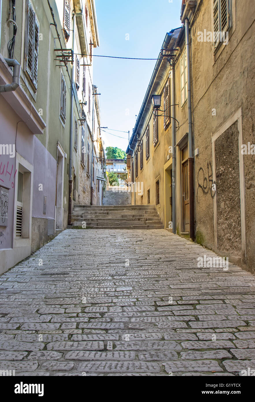 Street in Pula, Croatia Stock Photo - Alamy