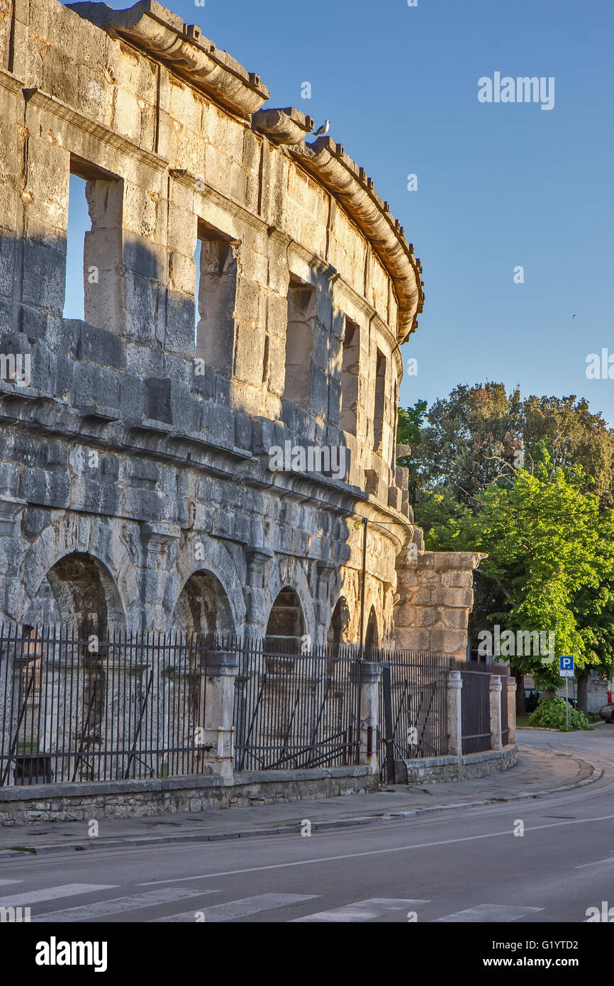 Pula, Croatia - Roman amphitheatre Stock Photo - Alamy
