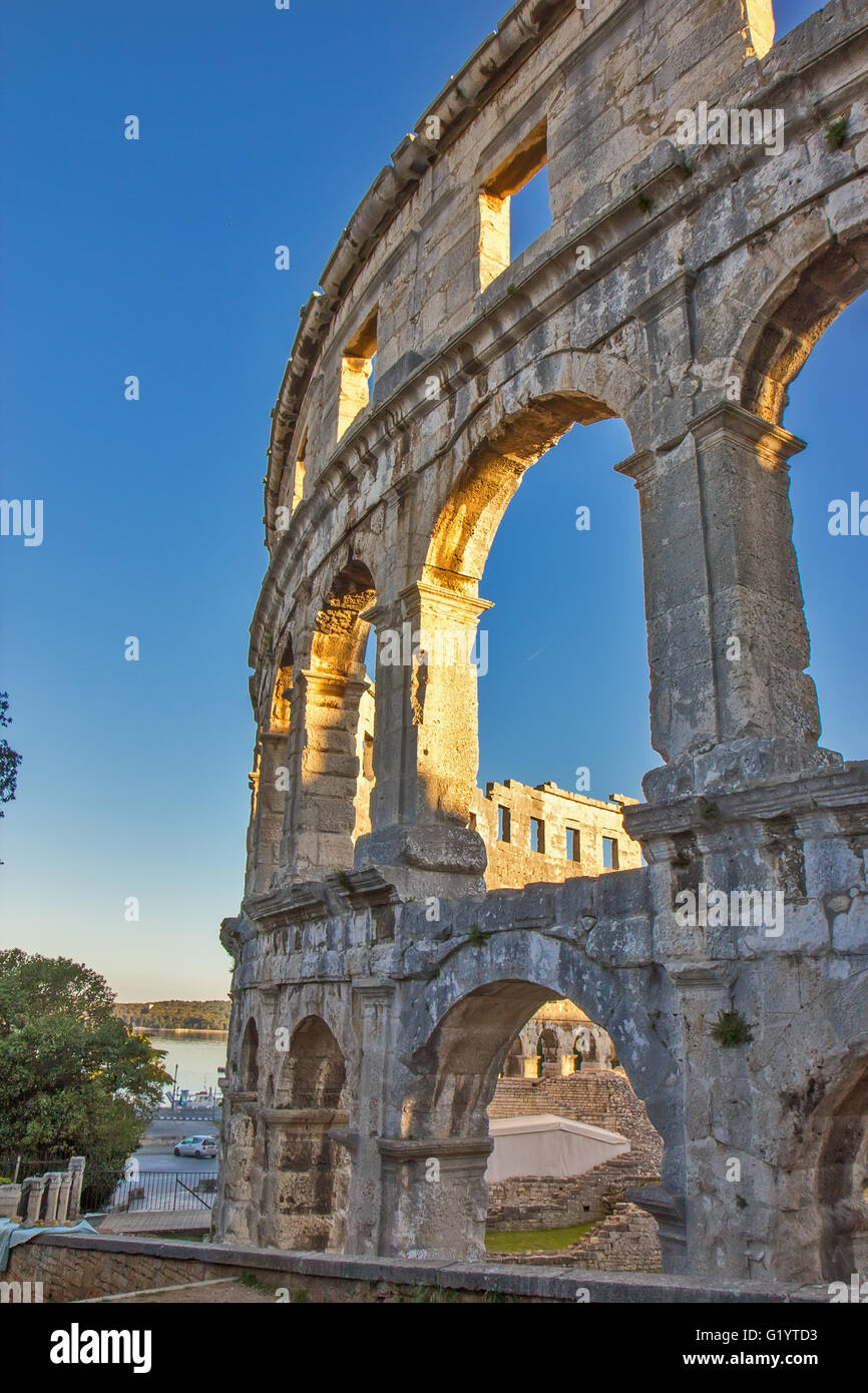 Pula, Croatia - Roman amphitheatre Stock Photo - Alamy