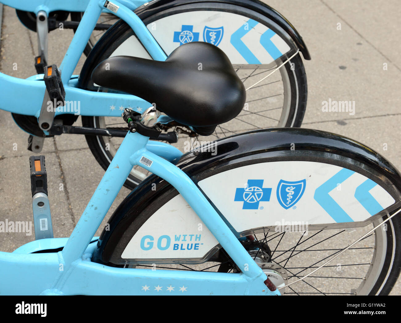 Chicago divvy public bicycles hi-res stock photography and images - Alamy