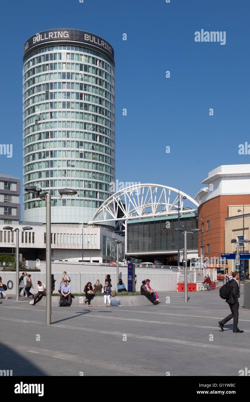 The Rotunda in the Bullring Shopping Centre in the middle of Birmingham ...