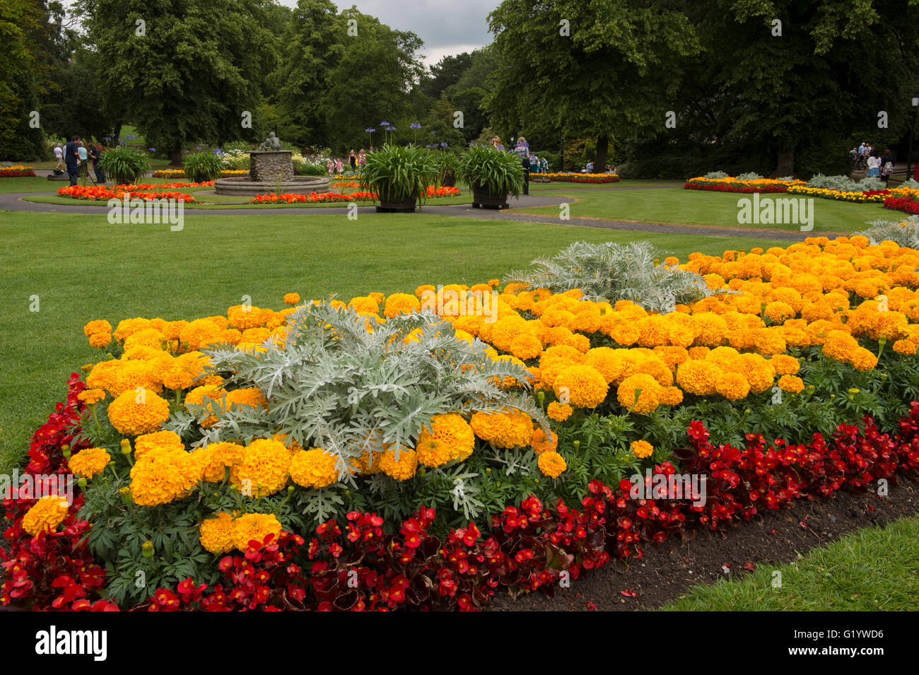 Valley Gardens, Harrogate, Yorkshire, England - beautiful park with ...
