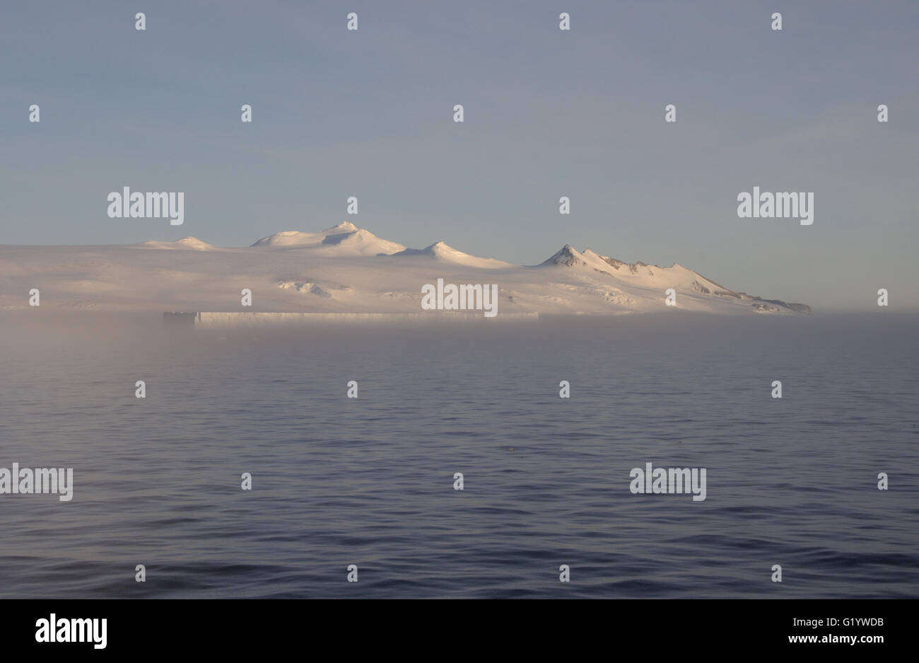 Hope Bay and the Hope Glacier. Hope Bay, Antarctic Peninsula ...