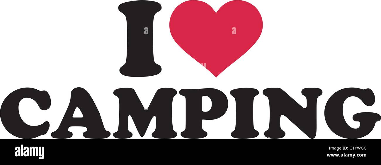 Symbol love for nature and hiking Stock Vector Images - Alamy