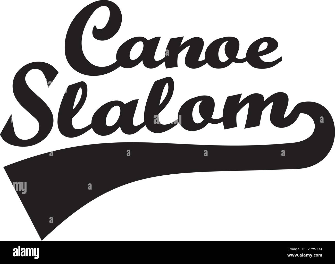 Rowing slalom Stock Vector Images - Alamy