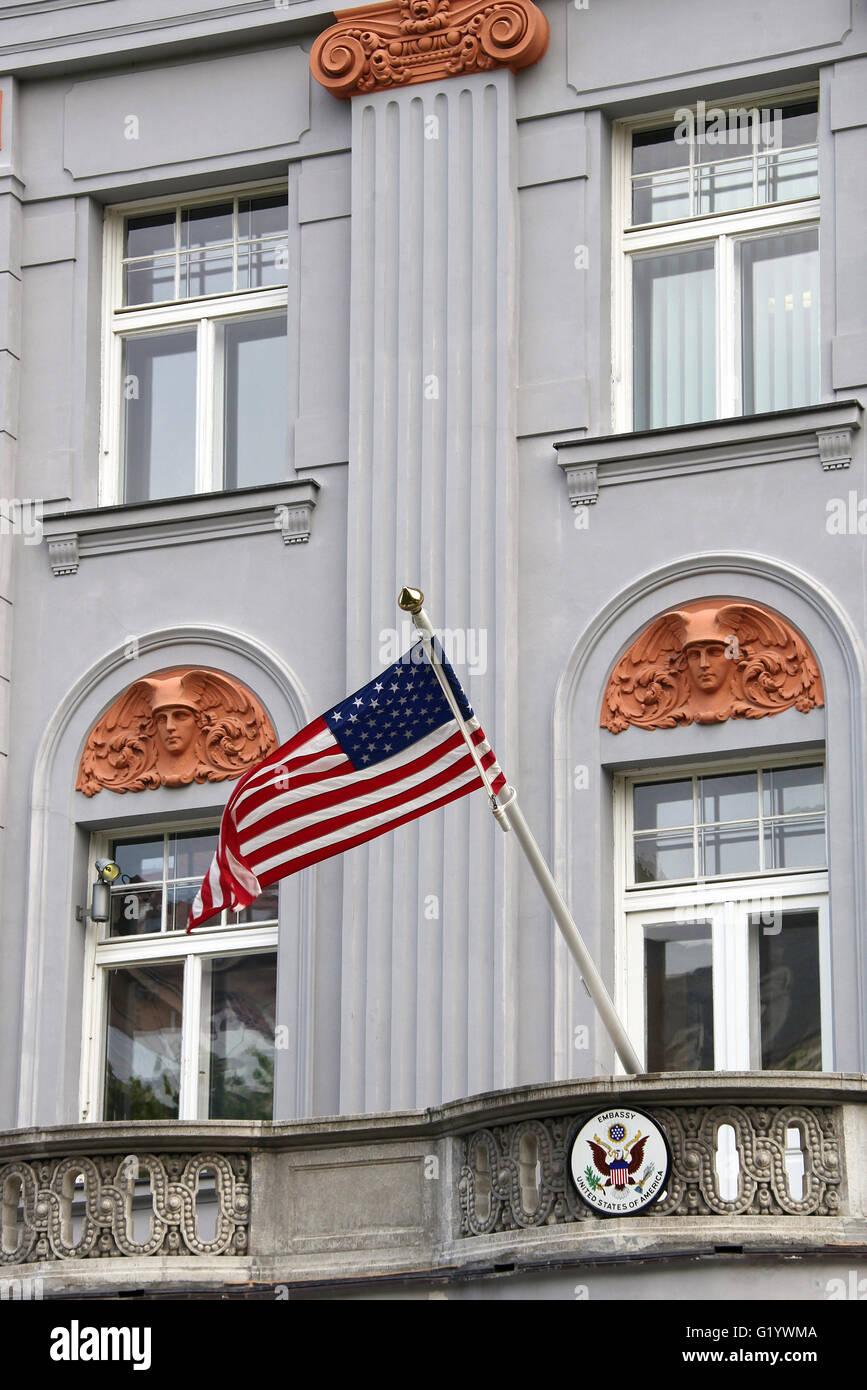 Embassy of the United States of America in Bratislava Stock Photo - Alamy