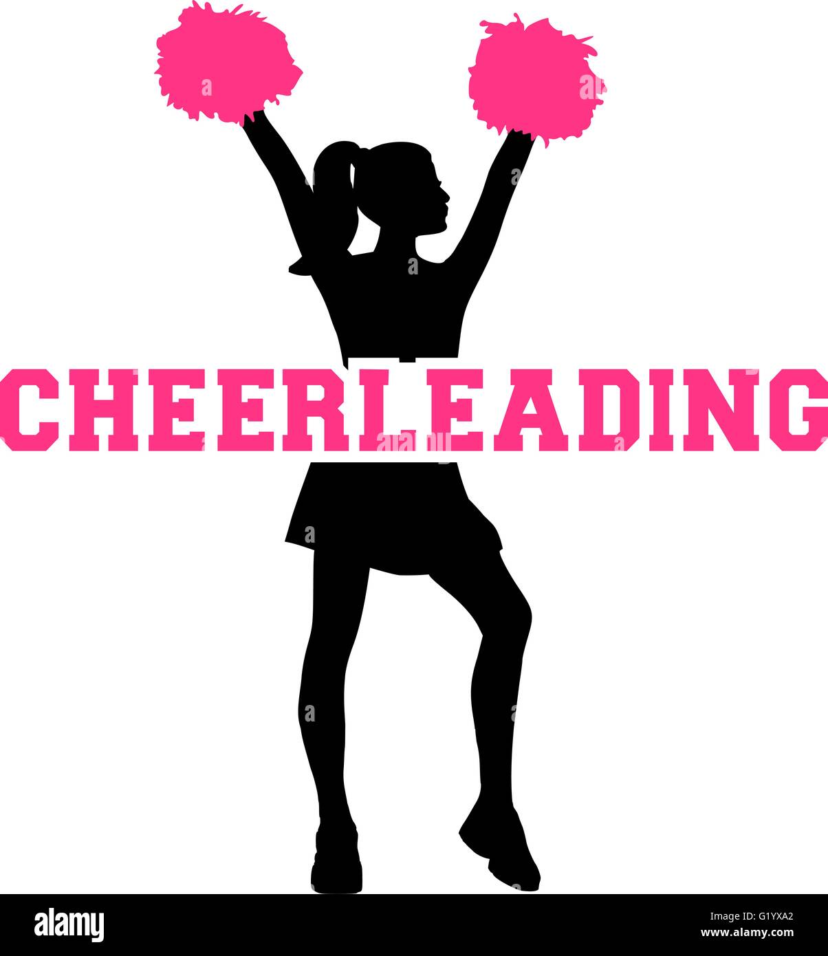 Cheerleading Silhouetten Vector Cheerleading Svg Bundle Cheerleader