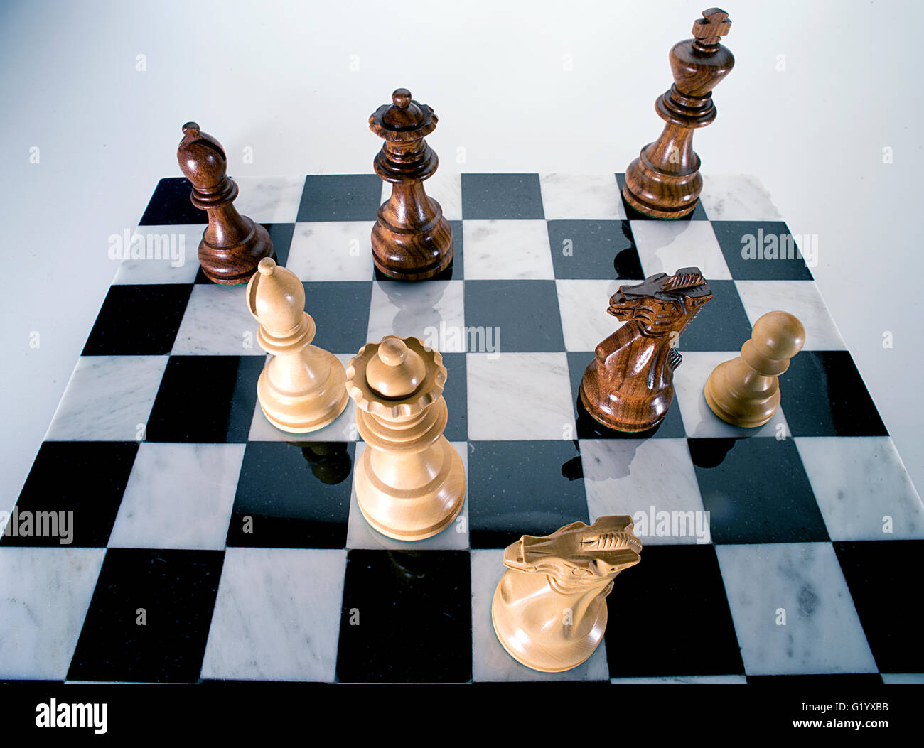 Chess board pieces hi-res stock photography and images - Alamy
