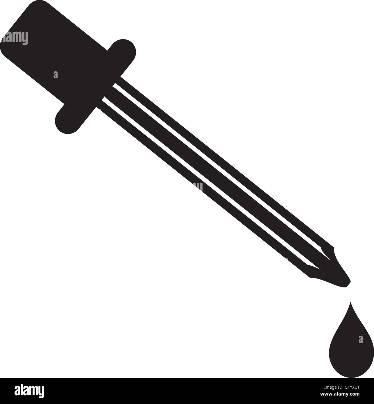 Pipette with drop Stock Vector Image & Art - Alamy