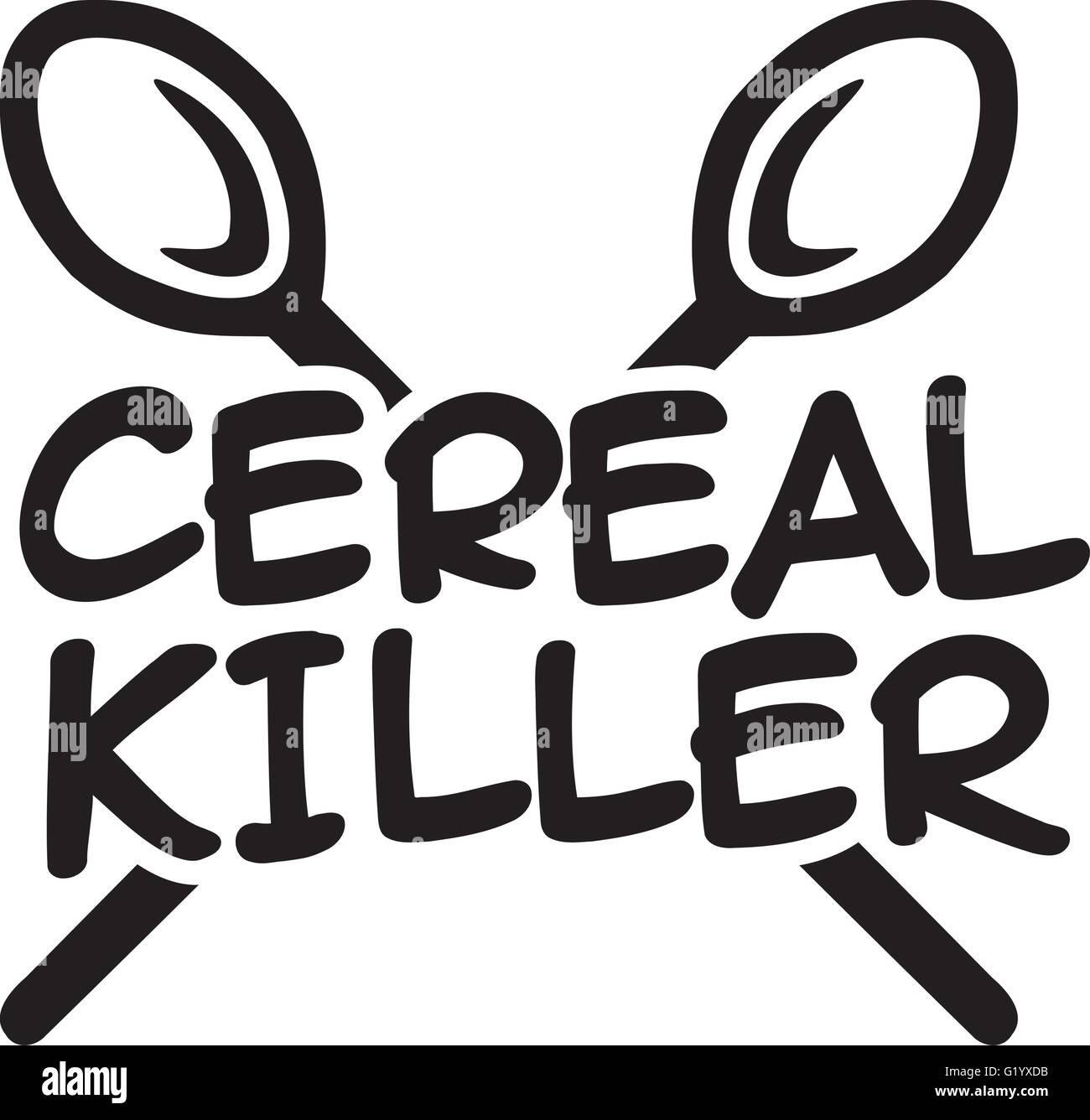 Cereal Killer with spoons Stock Vector Image & Art - Alamy Cereal Killer with spoons Stock Vector Image & Art - Alamy