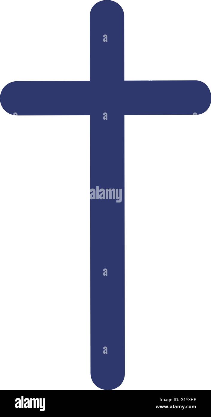 Religious Cross with round edges Stock Vector Image & Art - Alamy