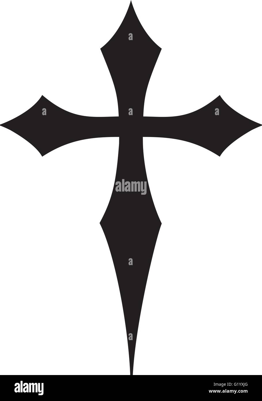 Gothic cross hi-res stock photography and images - Alamy