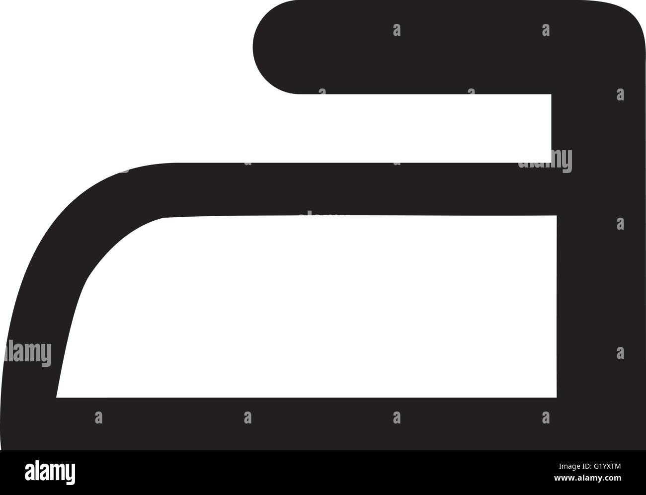 Iron ironing board Stock Vector Images - Alamy