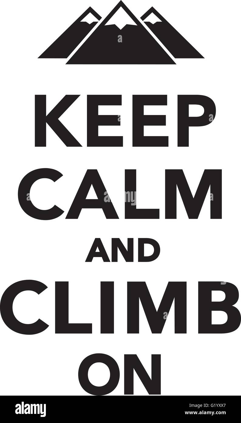 Keep climbing Stock Vector Images - Alamy