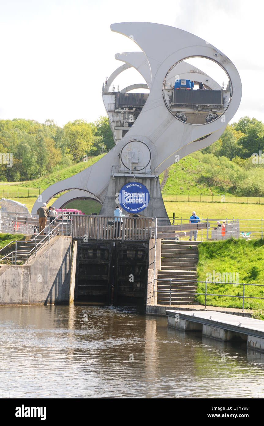 Falkirk wheel, Falkirk May 2016 Stock Photo - Alamy