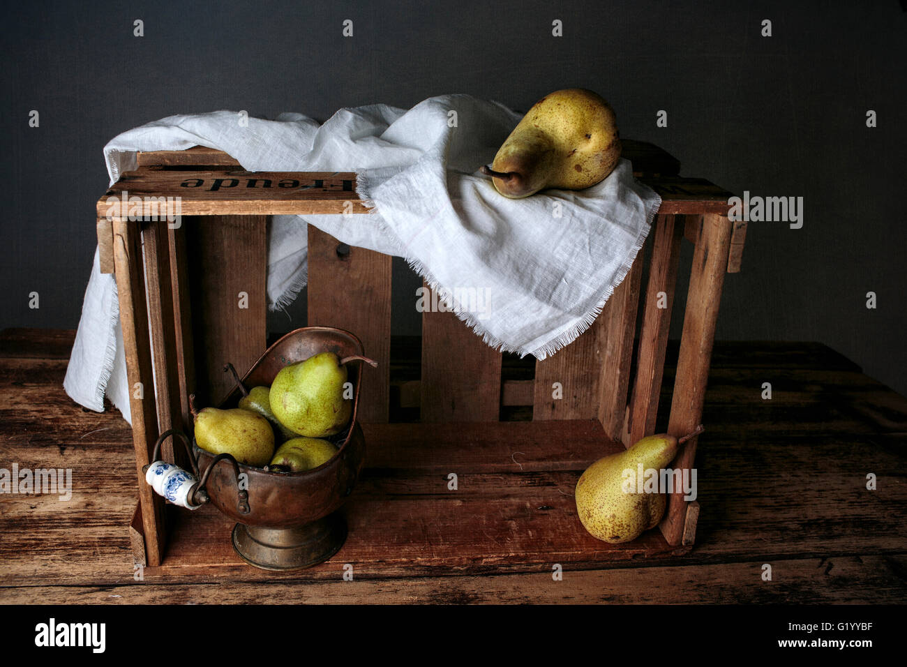 Still-Life with Pears Stock Photo - Alamy